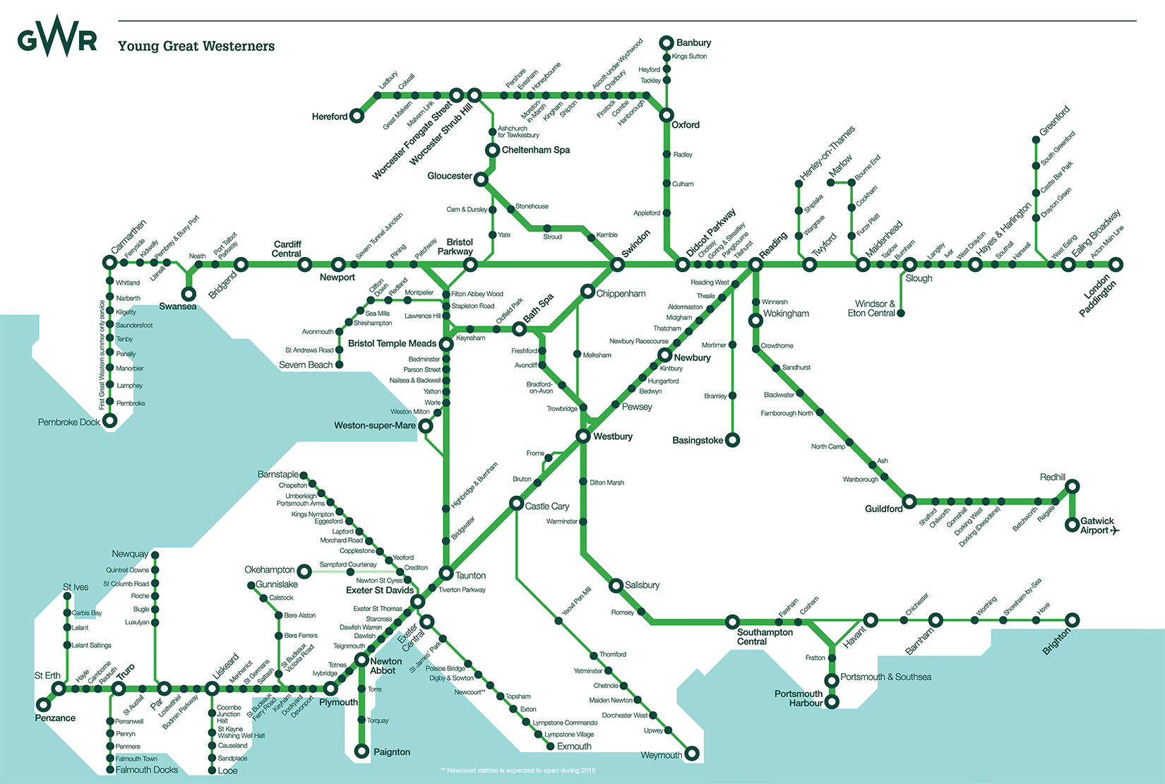 Route Map GWR